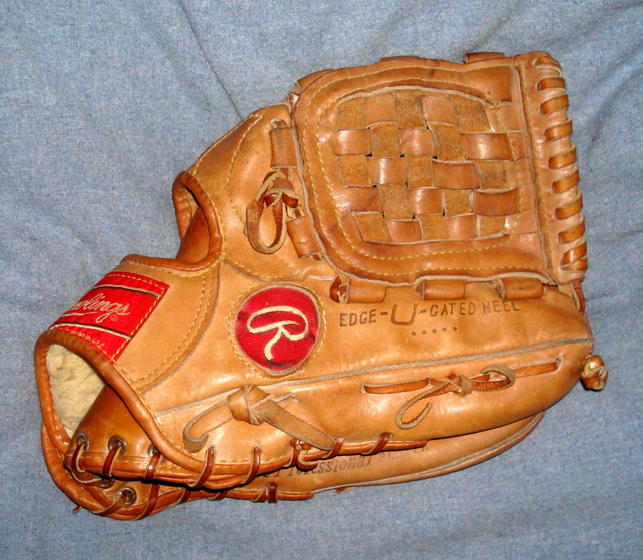 Vintage baseball Gloves; Old, new, and used mitts, bats