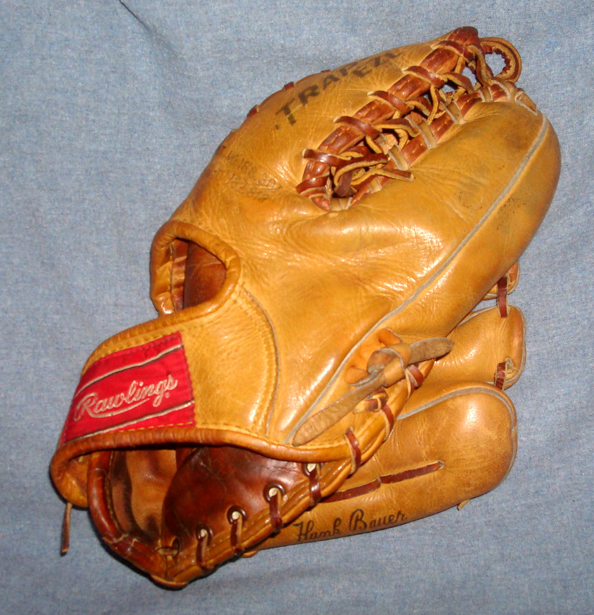Vintage baseball Gloves; Old, new, and used mitts, bats